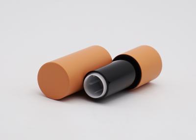 중국 주황색 고무 소프트 터치 빈 립밤 튜브 BulkRound 서리로 덥은 판매용