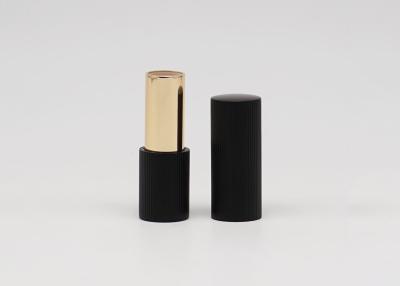 China SGS Black Gold Cylinder Lipstick Containers Bulk For Cosmetics for sale