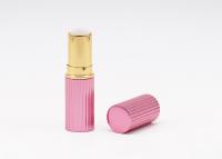 China Threaded Pink Aluminum Bulk Packaging Empty Lipstick Tube for sale