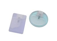 China Refillable Perfume Atomiser Spray Square Card Bottle for sale