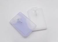 China Refillable Perfume Atomiser Spray Square Card Bottle for sale