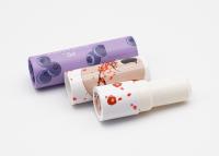 China Chinoiserie Pattern 3.8g Compostable Lip Balm Tubes for sale
