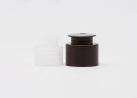 China 28mm Neck Cosmetics Plastic Screw Flip Top Cap Solid Packing for sale