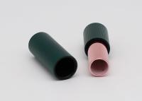 China Oval Shape Dark Green Magnetic Empty Lip Balm Tubes for sale