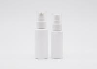 China Flat Shoulder Spray Plastic Bottle 50ml 60ml White And Transparent for sale