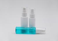 China Flat Shoulder Spray Plastic Bottle 50ml 60ml White And Transparent for sale