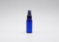 China Blue 50ml Empty Fine Mist Spray Bottle Plastic Cylinder for sale
