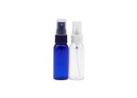 China Blue 50ml Empty Fine Mist Spray Bottle Plastic Cylinder for sale