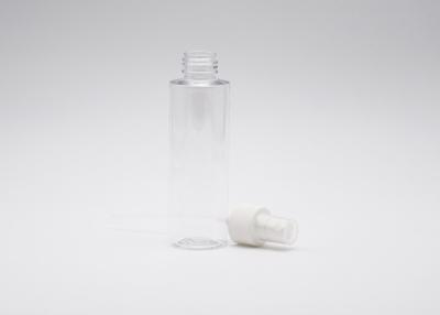 China 50ml Cosmetic Transparent Plastic Spray Bottle White Empty Fine Mist Spray Bottle for sale