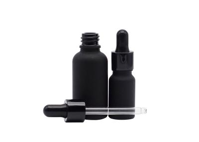 China Empty Glass Dropper Bottle Various Colors Essential Oil Bottle With Different Droppers for sale