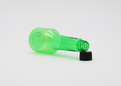 China O tamanho longo cosmético plástico do pescoço da garrafa 100ml do pulverizador da cor verde parafusa o carimbo quente à venda