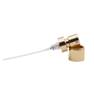 China De Pomp van de de Mistspuitbus van het aluminiumparfum voor Hoofd van de Flessen het Lichte Gouden Nevel Te koop