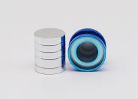 China Shiny Blue Aluminum Perfume Cap FEA15mm Thread Shape for sale
