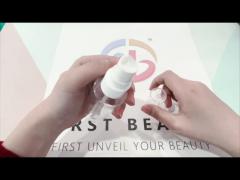 60ml 50ml Plastic Fine Mist Spray Bottle PE cosmetic round shape spray bottle