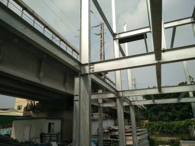 China Dauerhafte feuerbeständige multi Geschichten-Stahlgebäude für moderne Architektur zu verkaufen