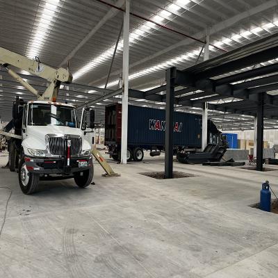 Cina Messico Struttura in acciaio prefabbricata magazzino magazzino hangar colonna costruzione struttura in acciaio in vendita