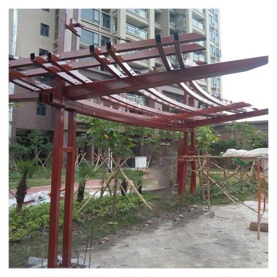 Cina Giardino esterno Paesaggio Struttura in acciaio Capannone di fiori Cornice di giardino in metallo in vendita