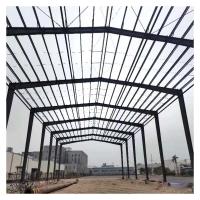 China Prefab Steel Structure Warehouse Building 30m Span Custom Workshop for sale
