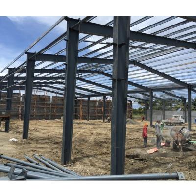 China Export naar de Filippijnen Brick Wall Hot Dip Galvanized C-vormig Gegalvaniseerd Stalen Frame Voor Warehouse Building for sale