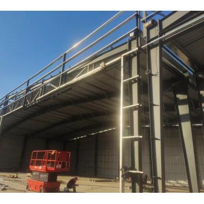 China Metallgebäude Bauprojekte Industriefertigwaren Metalldach Stahlkonstruktion Flugzeughangar zu verkaufen