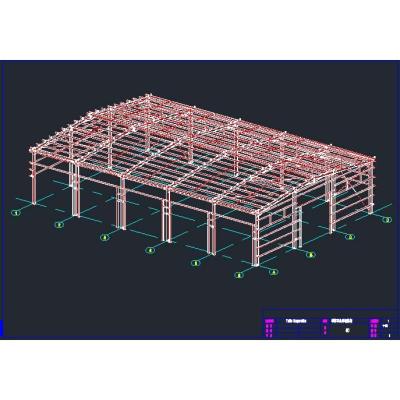 China Oem-staalconstructie die enkele laag mini-geprefabriceerde magazijnkits bouwt Te koop