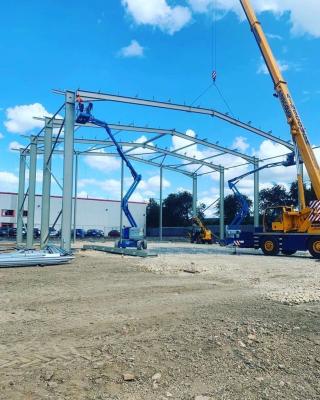 China Good Fire Resistance Prefabricated Workshop H Steel Metal Workshop Heavy Steel Workshop for sale