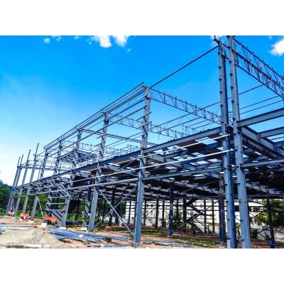 China Galvanized Anti Rust Metal Manufacturing Plant With Steel Structure Building Steel Structure Factory Warehouse for sale