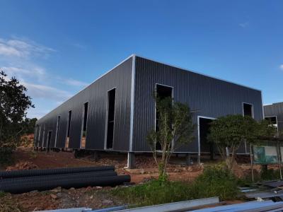 China Warm gegalvaniseerde geprefabriceerde staalstructuur Metalen materiaal magazijnbouw voor werkplaats for sale