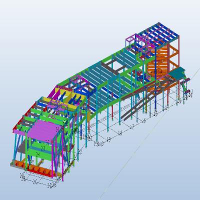 중국 철강 구조물 전시실 판매용