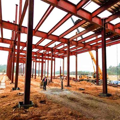 China ISO Certified Light Steel Structure Building with Long Life Span ≥50 Years and Earthquake Resistance ≥8 Grade for Warehouse and Workshop for sale