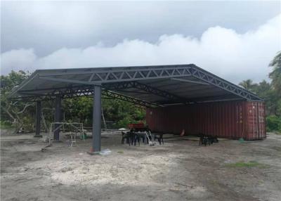 China Custom Q345 Steel Farm Sheds With 50mm EPS Sandwich Panel for sale