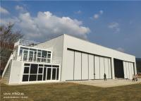 China Large Span Steel Frame Hangar Building 50 Year Durability Custom Sizes for sale