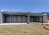 China Large Span Steel Frame Hangar Building 50 Year Durability Custom Sizes for sale