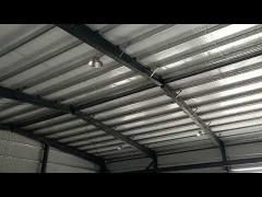 Color Steel Sheet Wall Panel Light Steel Structure Building With Rolling Door