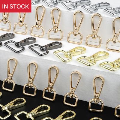 Cina Advantage 13 16 19 25mm Gold Nickel Lanyard Metal Swivel Snap Hook For Handbag Hardware in vendita