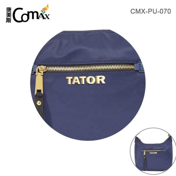 Quality User-Friendly Style Custom Metal Letter Logo for Handbags Gold Tag Separated for sale