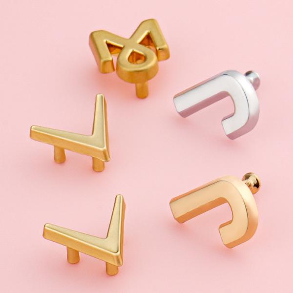 Quality Custom Gold Plated Metal Letter Logo Nameplate Perfect for Handbags Personalized for sale