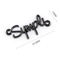 Quality Customize Your Accessories with Metal Logo Gunmetal Sewing Letters Clothing for sale