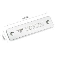 Quality Eco-friendly Engraved Metal Bag Plate Label Custom Logo Label for Handbags SGS for sale