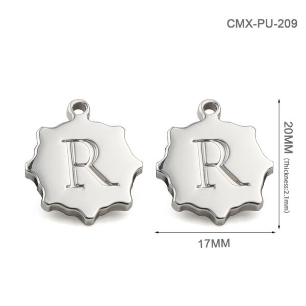 Quality Eco Friendly Small Metal Logo Tags Metal Hang Tag For Bags And Clothes for sale