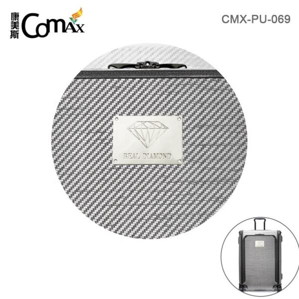 Quality Handbag Metal Logos Tag with Sewn Holes Rectangle Shape and Custom Carving Logo for sale