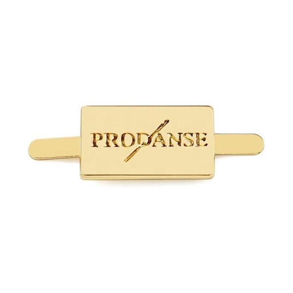 Quality High Handbag Hardware Carved Metal Logo Labels For Custom Bags User Friendly Design for sale