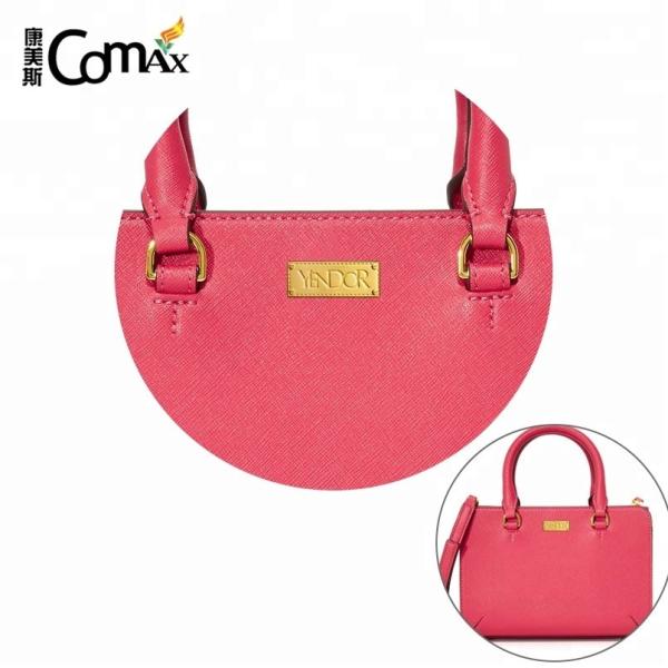 Quality Customized Logo Metal Label Plate for Luxury Handbags Gold Finish Decorative for sale