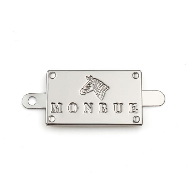 Quality Customized Metal Logo Tag for Handbags Nickel Free Bag Fittings for sale