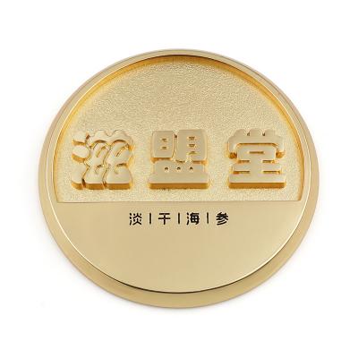 Китай OEM Styles Custom Order Accepted Packaging Label Metal Name Raised Metal Logo Plates продается