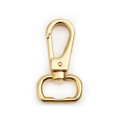 China Highly Polished Gold Color Plating Swiveling Snap Hook for Handbag 17mm Eco-friendly for sale