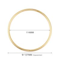 Quality High Grade Round Shape Gold Lager O-Ring for Handbag Custom Metal Handle for sale