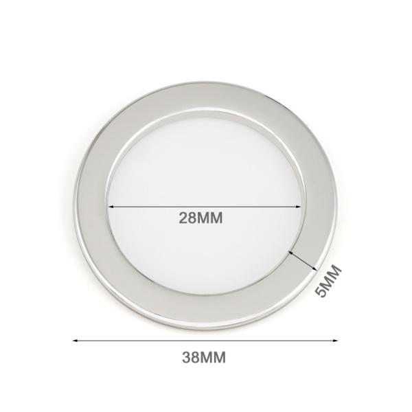 Quality Customer Logo Round Shape Zinc Alloy 28mm O Ring Metal Hardware for Bags for sale
