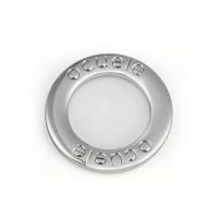 Quality 14mm Customized Engraving Logo Metal O Ring for User-Friendly Swimwear and for sale
