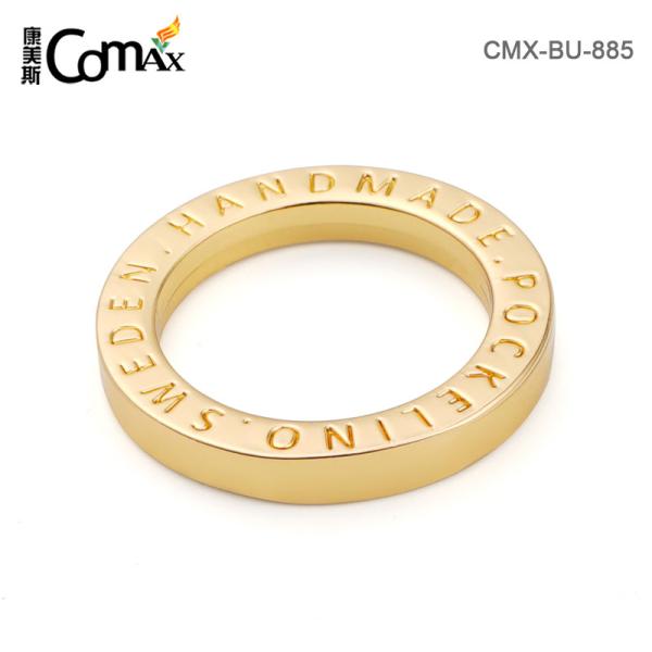 Quality High Grade Handbag Hardware Accessories Metal Ring Buckle Custom O-Ring Gold for for sale